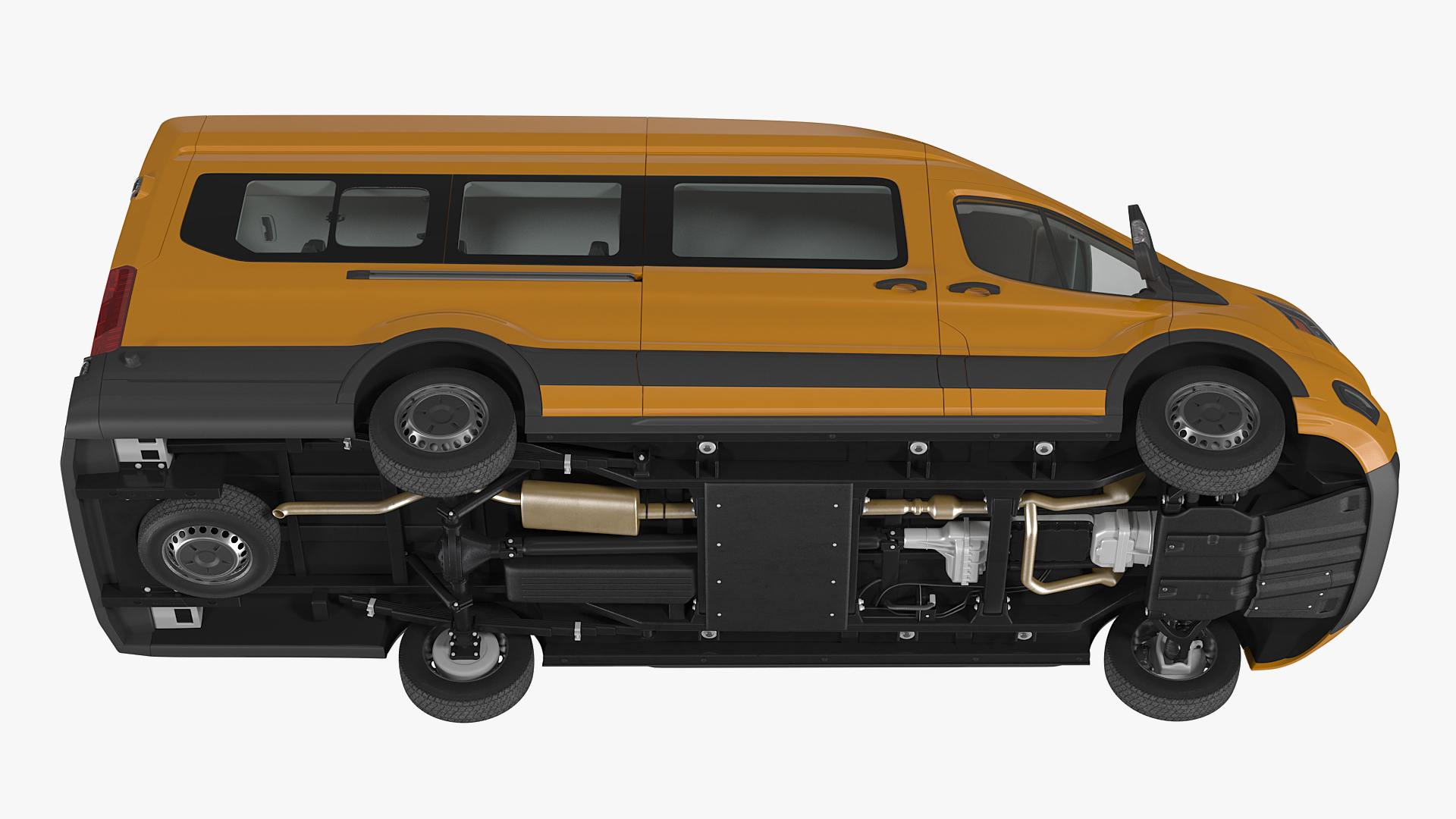 3D passenger van model - TurboSquid 1551865