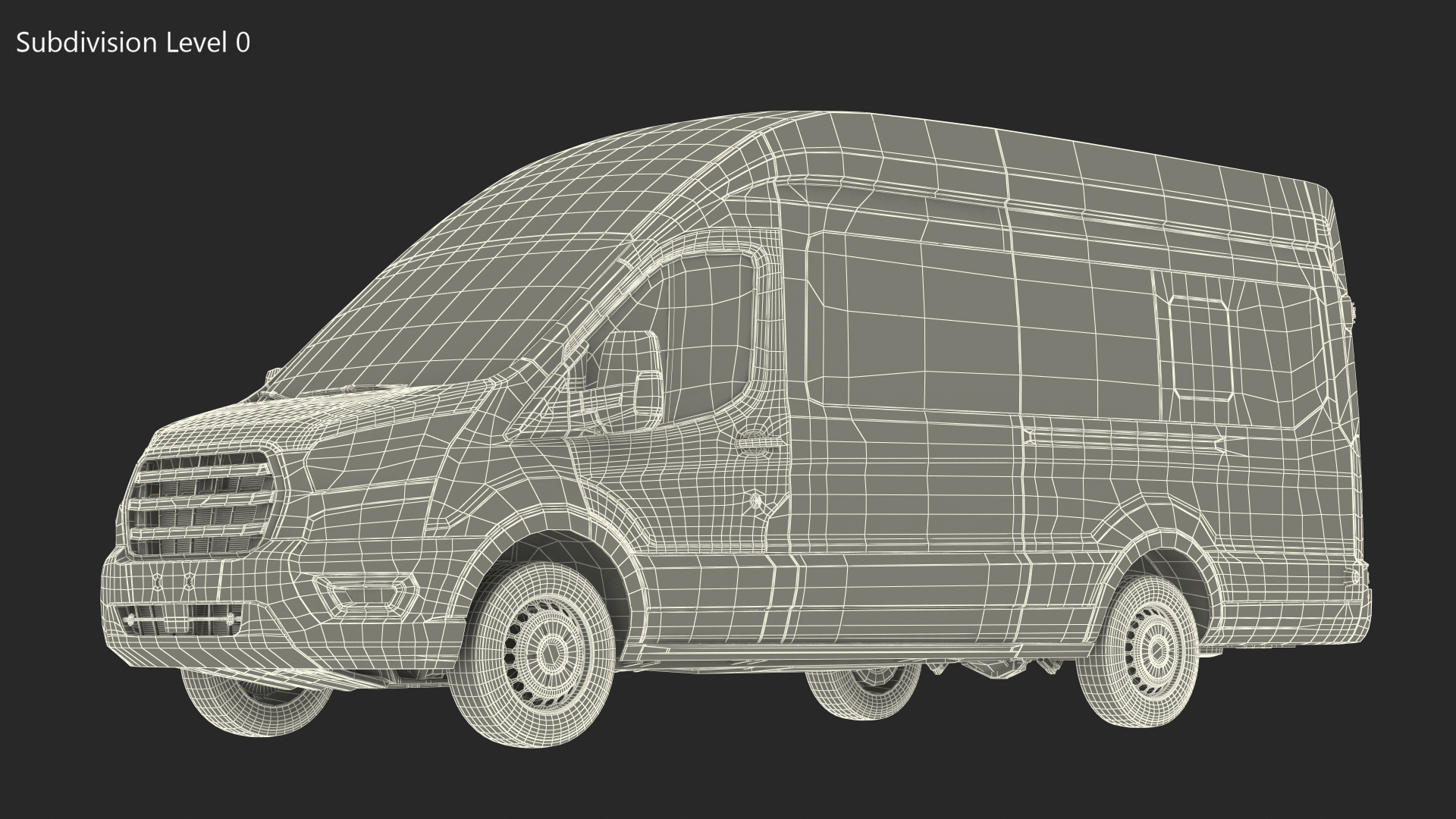 3D passenger van model - TurboSquid 1551865