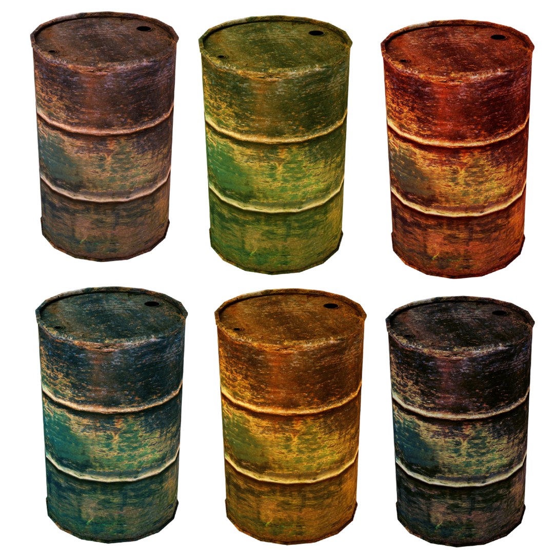 Rusty industrial barrel 3D model - TurboSquid 1551888