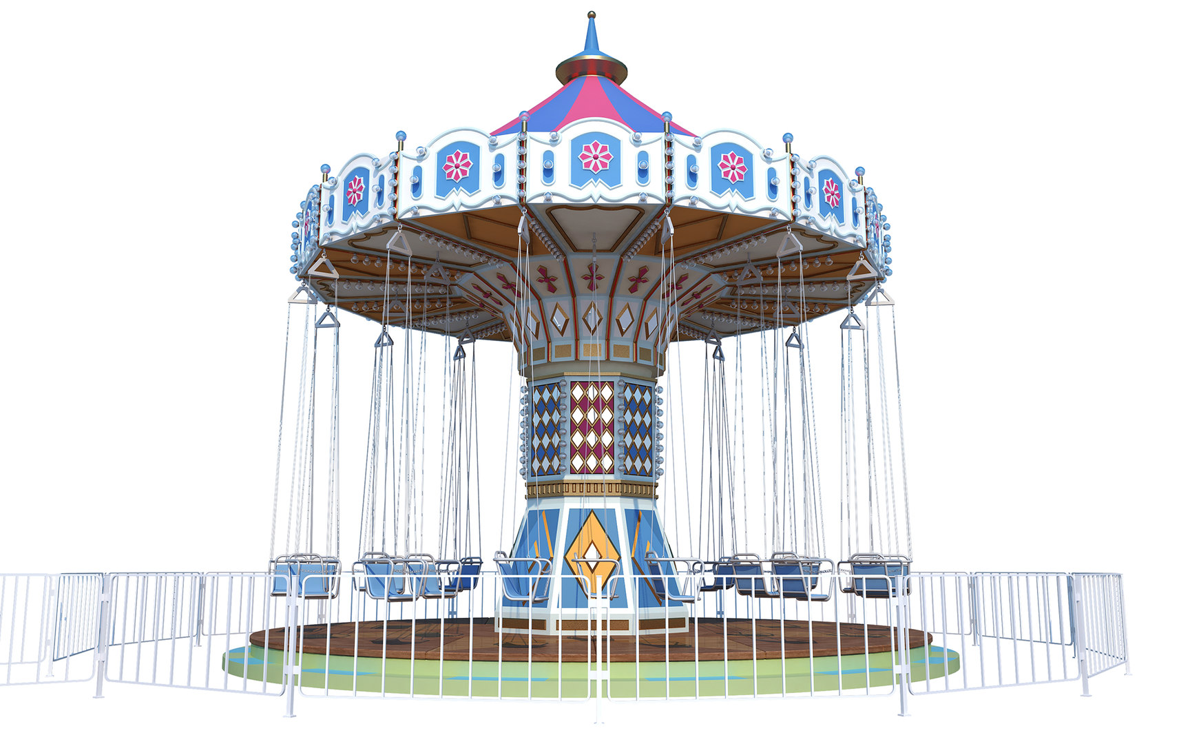3D funfair fun ride - TurboSquid 1551968