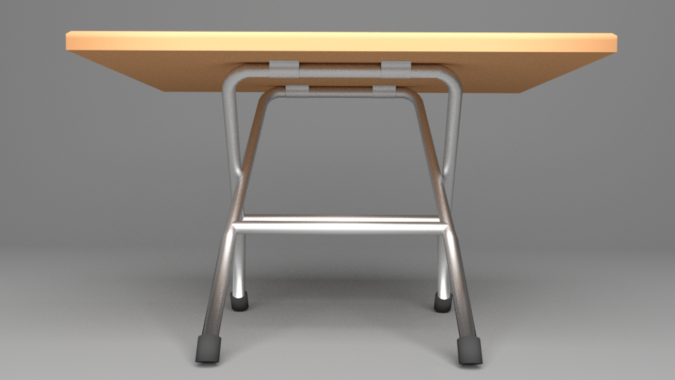 Square folding table 3D model - TurboSquid 1551992