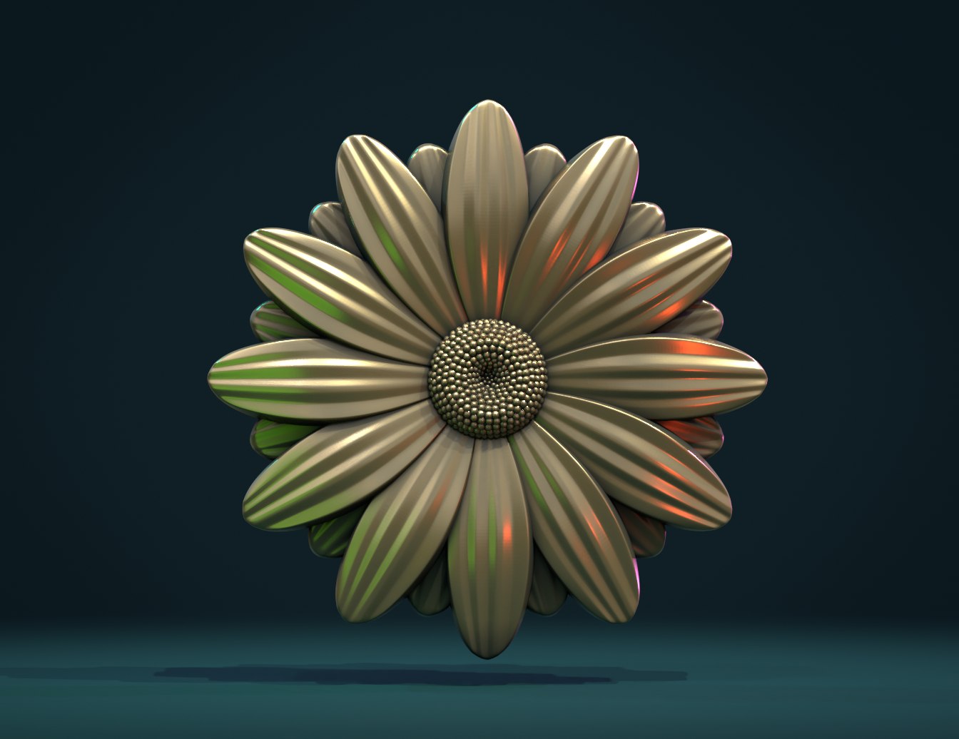 Flower daisy 3D - TurboSquid 1552047