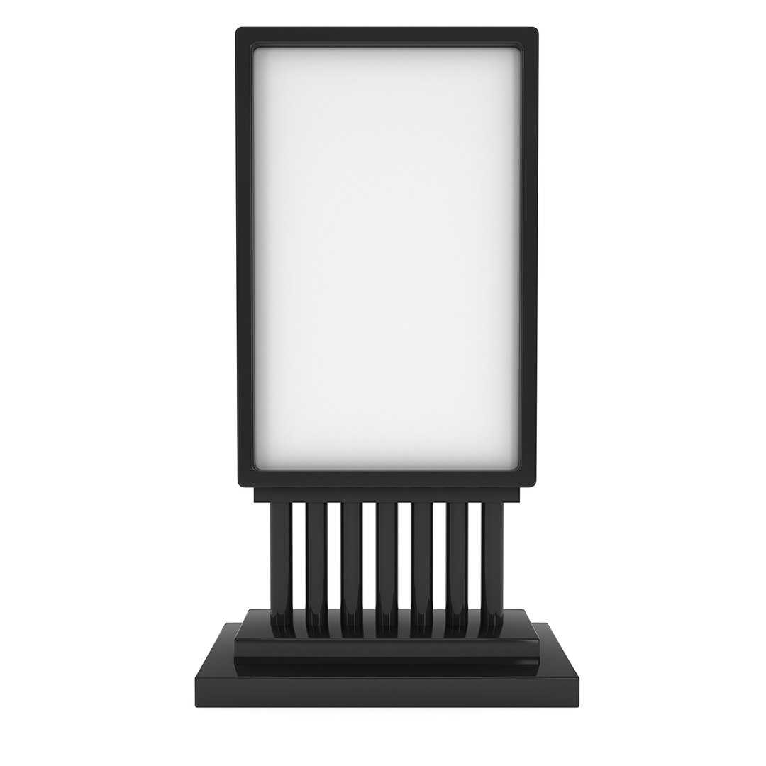 3D lcd screen stand blank - TurboSquid 1552147