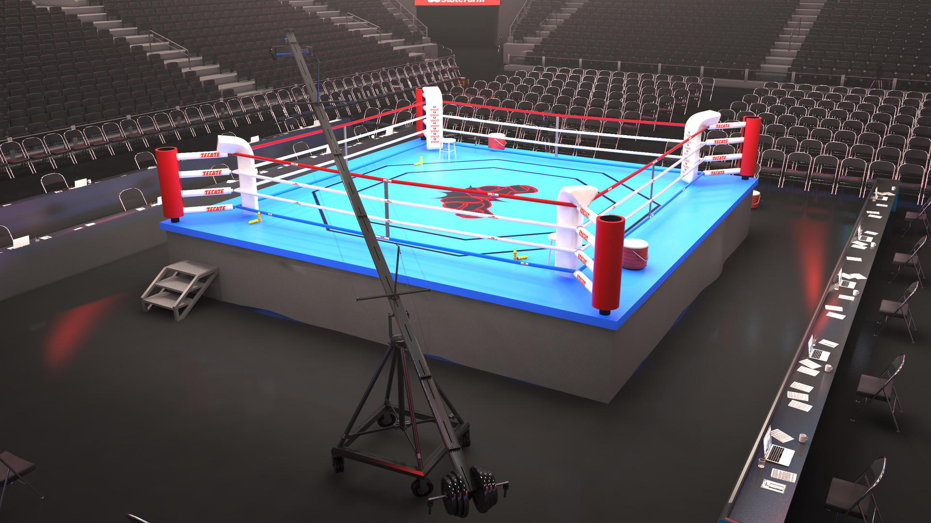 Boxing stadium 3D - TurboSquid 1552279