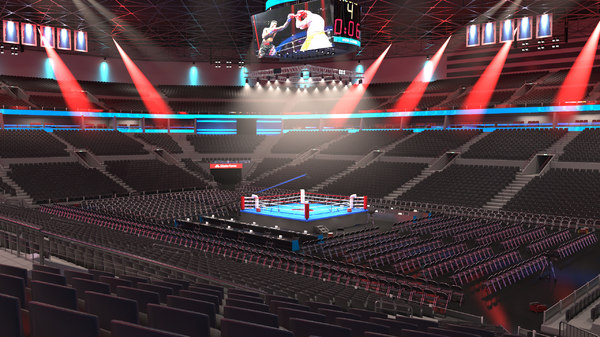 Estádio de boxe - alto nível de detalhes Modelo 3D - TurboSquid 1552279