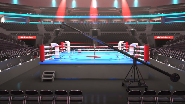 Estádio de boxe - alto nível de detalhes Modelo 3D - TurboSquid 1552279