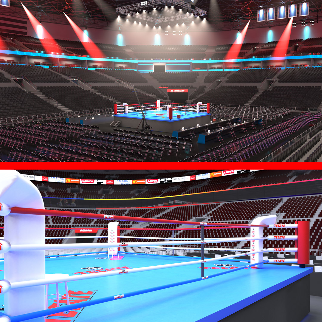 3D model boxing stadiums - TurboSquid 1546797