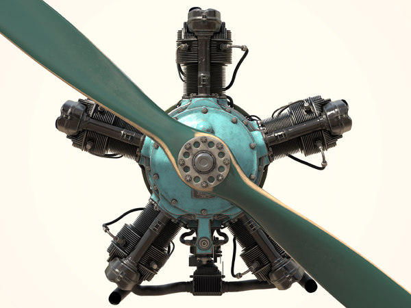 Shvetsov m-11 radial aircraft 3D model - TurboSquid 1552317