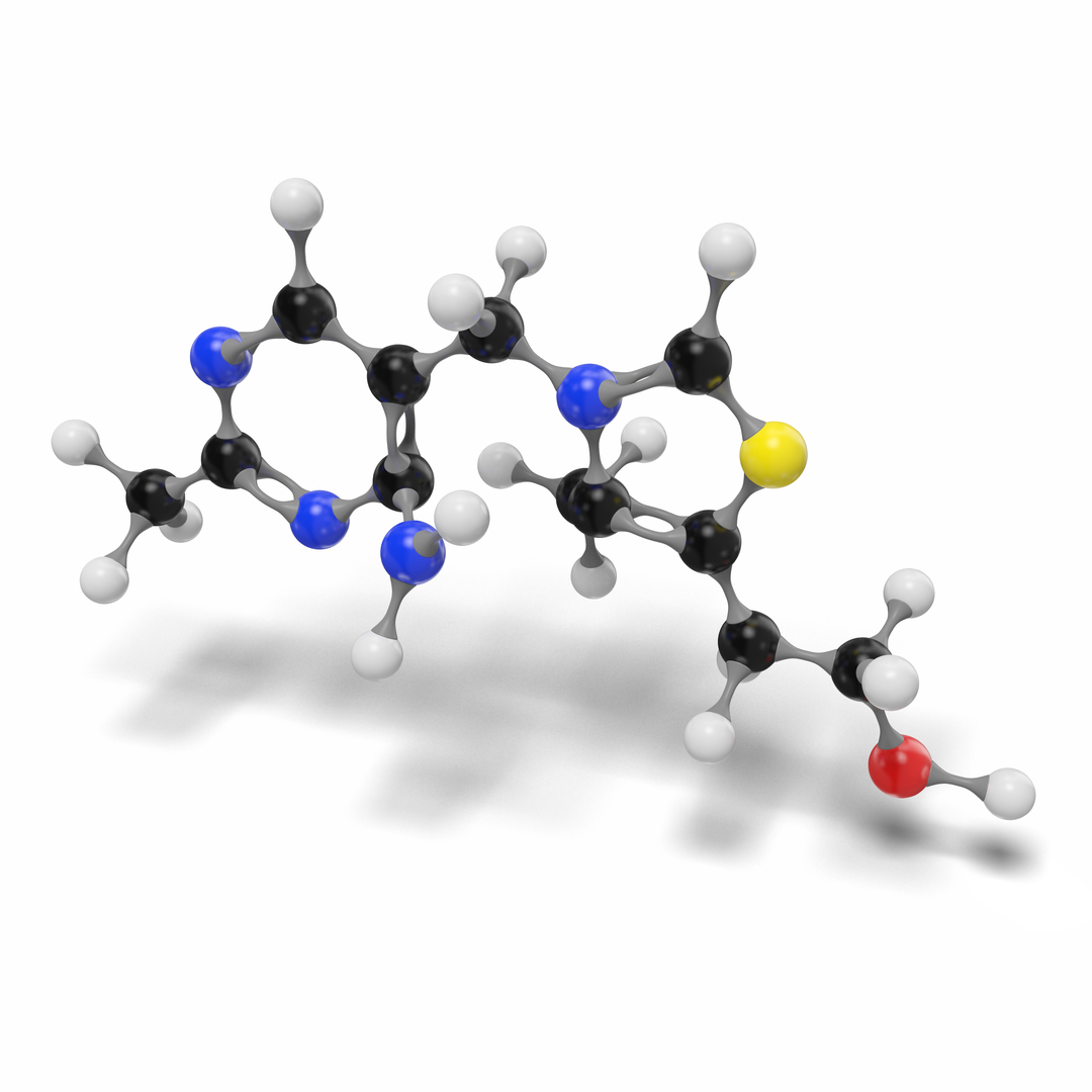 3D model thiamine vitamin b1 c12h17n4os - TurboSquid 1552299