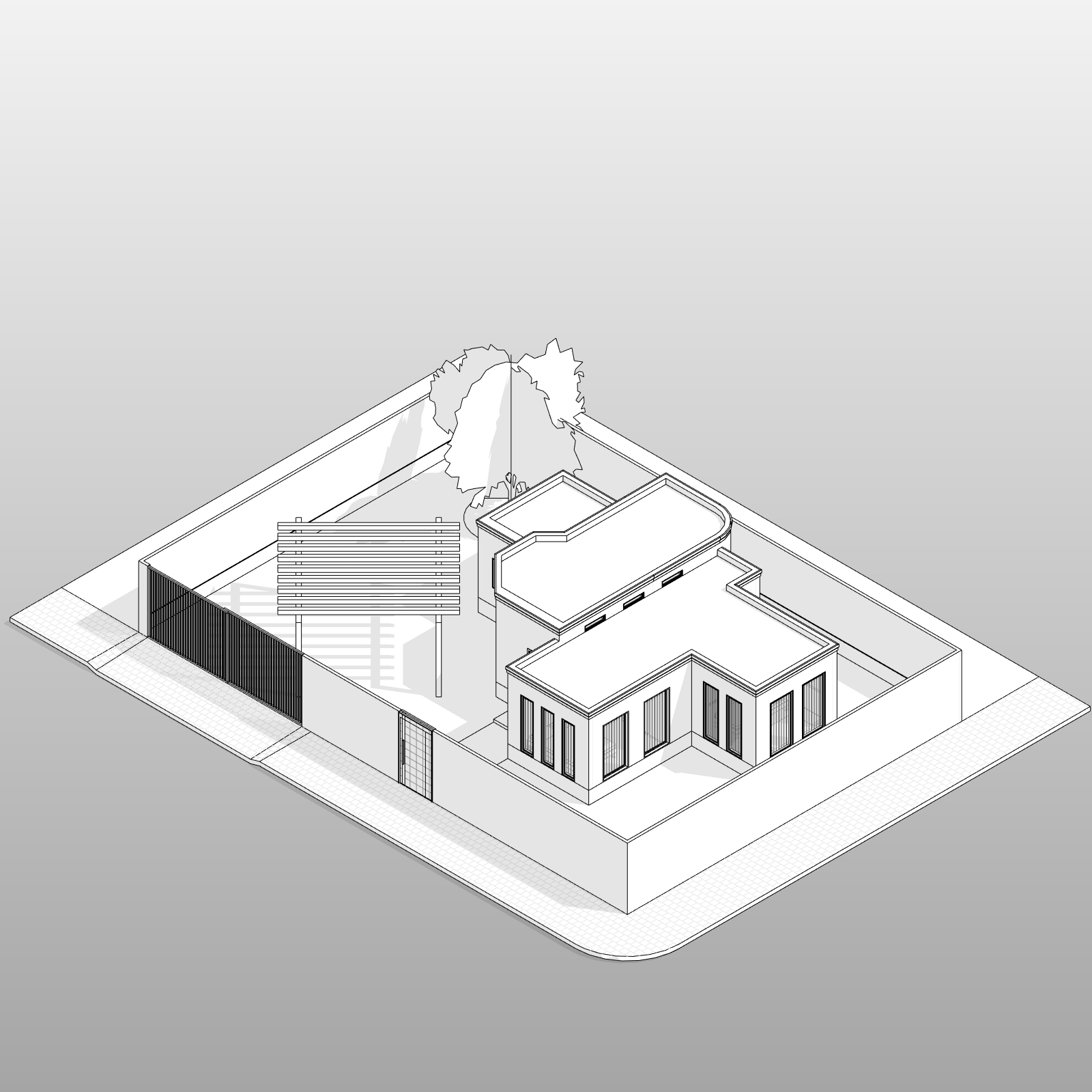 3D revit house model - TurboSquid 1552372