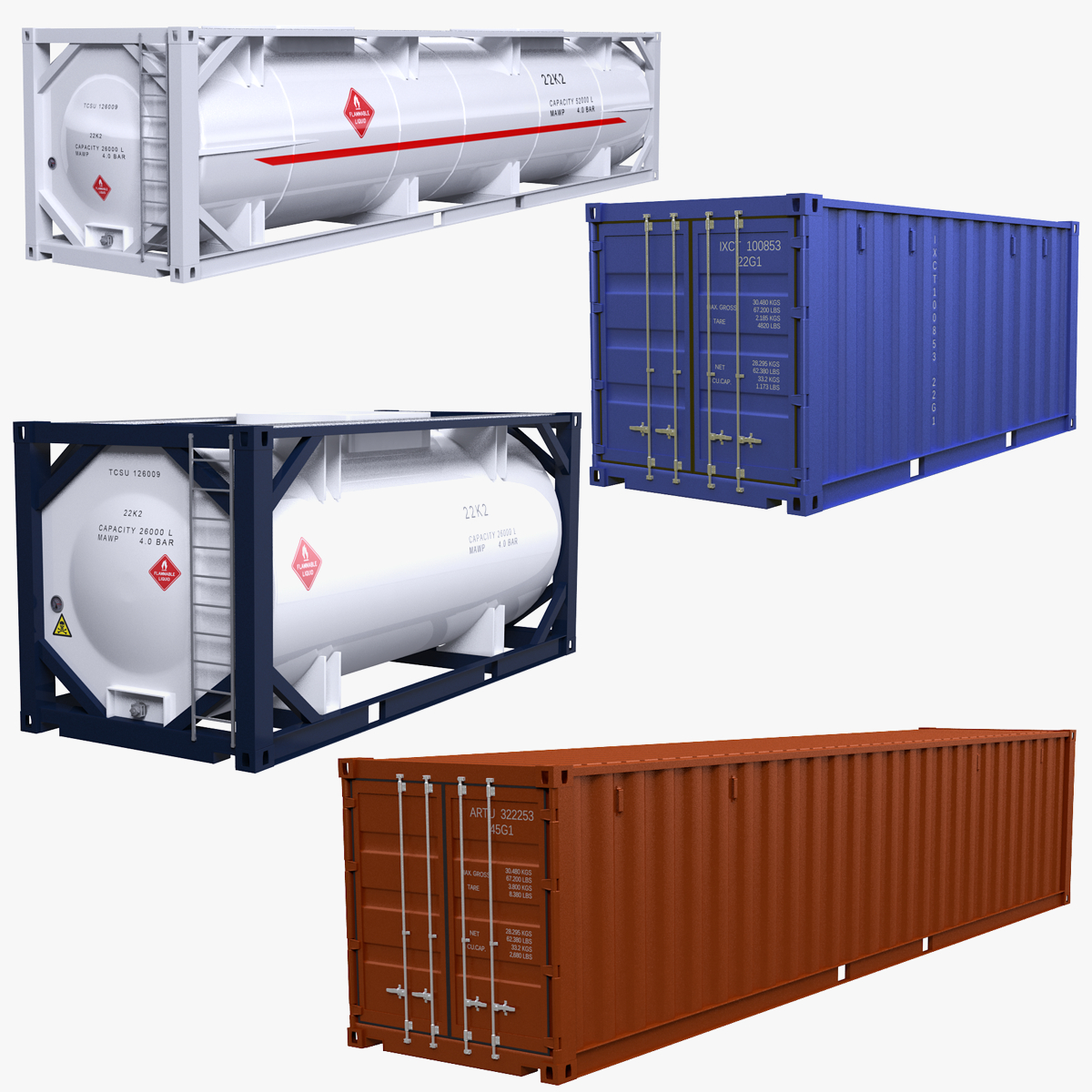 3D iso container model - TurboSquid 1552416