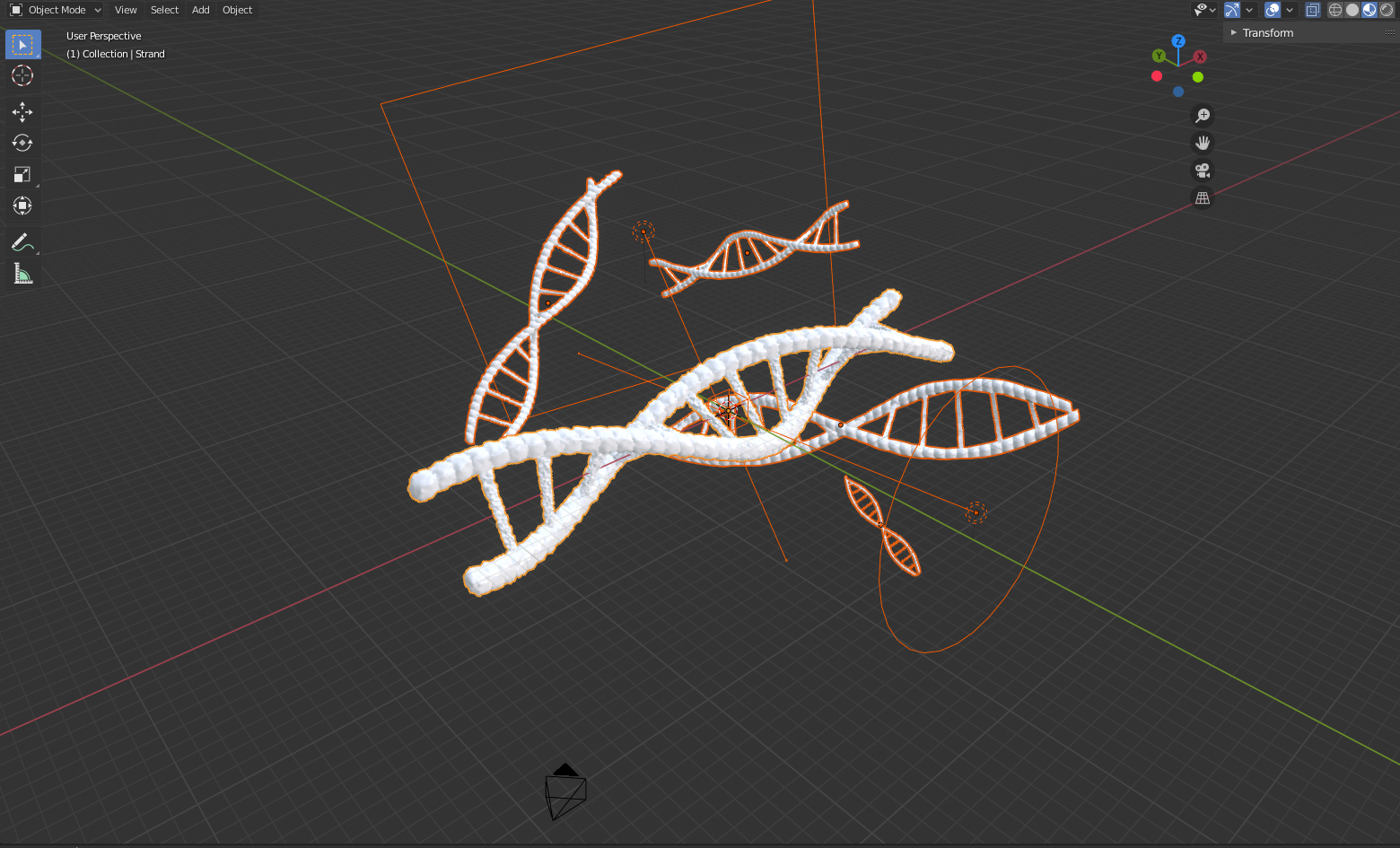 wolny Stylizowana podwójna helisa DNA Model 3D - TurboSquid 1552579