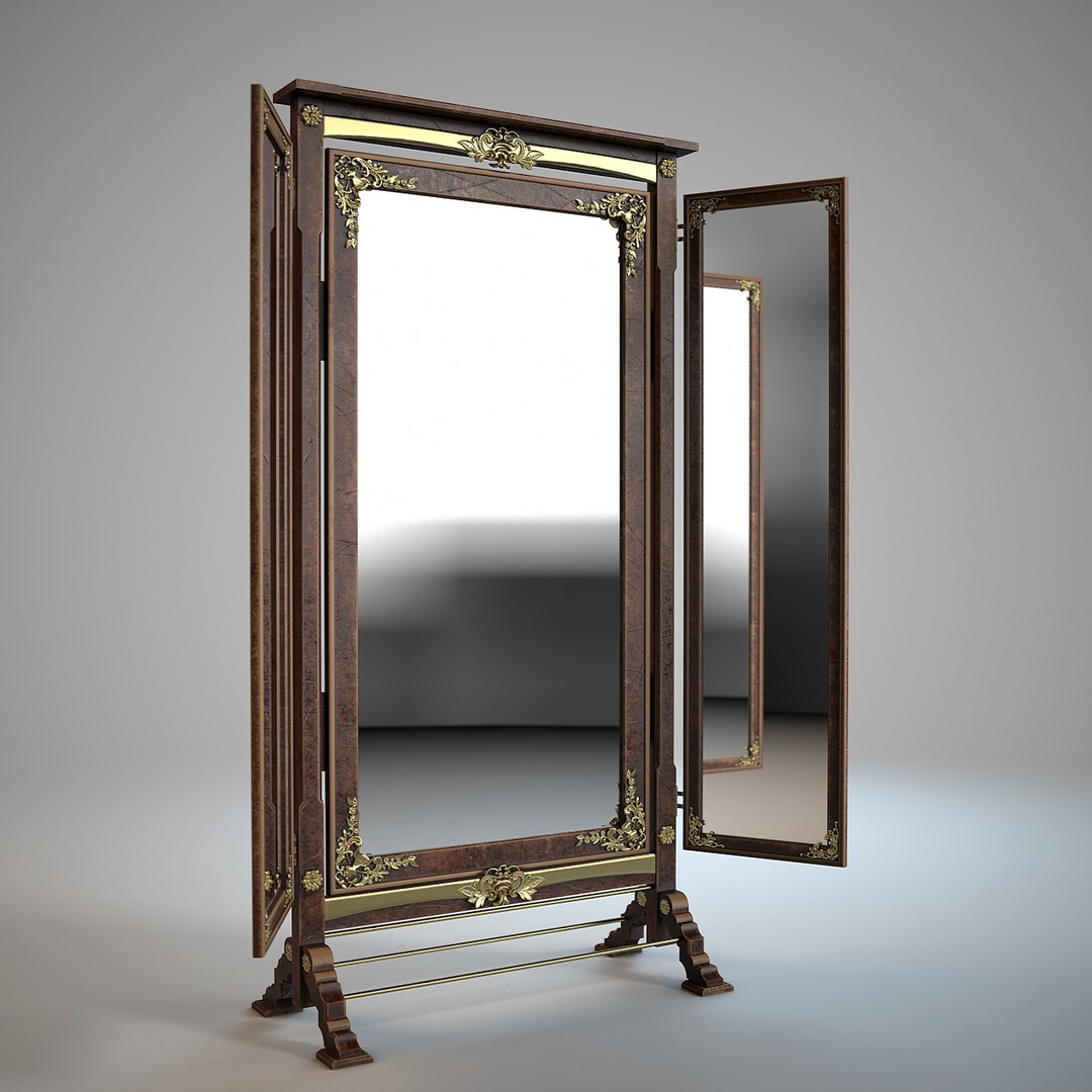 3D model antique mirror - TurboSquid 1552671