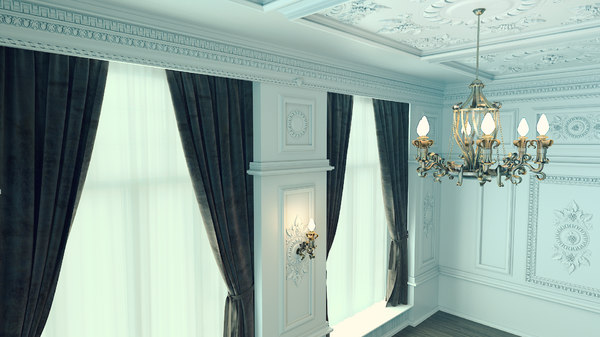 Classic interior 3D model | 1143584 | TurboSquid