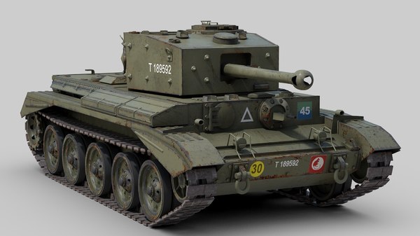 3d british cromwell tank