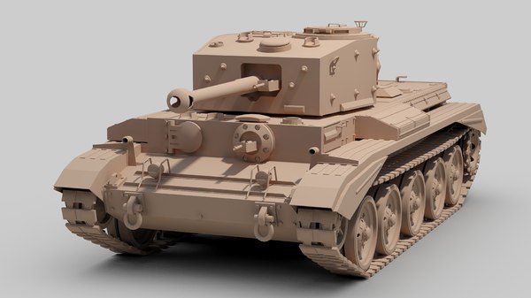 3d british cromwell tank