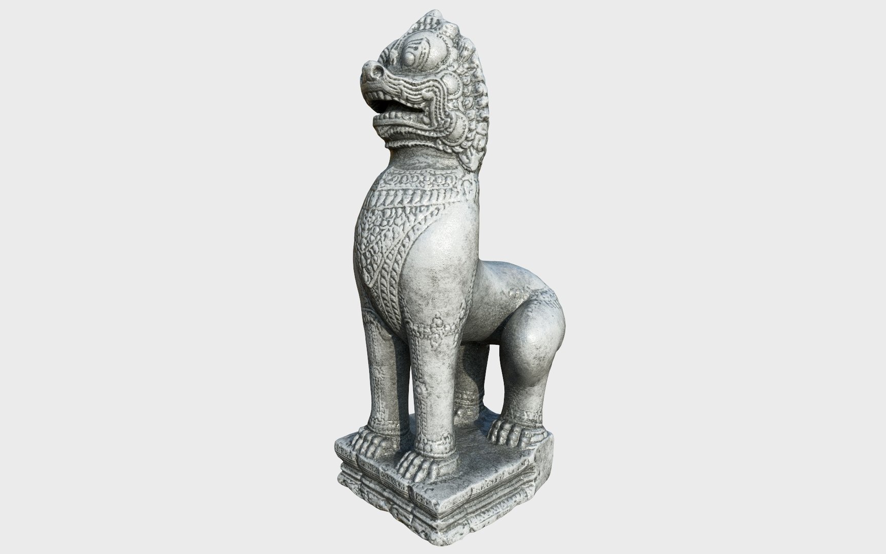 3D bayon lion statue - TurboSquid 1553108