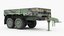 3D m1095 trailer vehicles model - TurboSquid 1553256