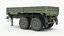 3D m1095 trailer vehicles model - TurboSquid 1553256