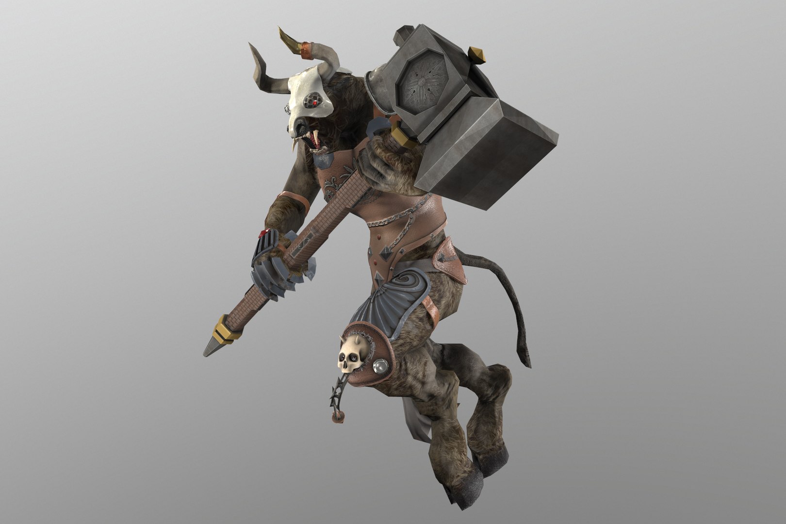 Minotaur animations 3D model - TurboSquid 1553441