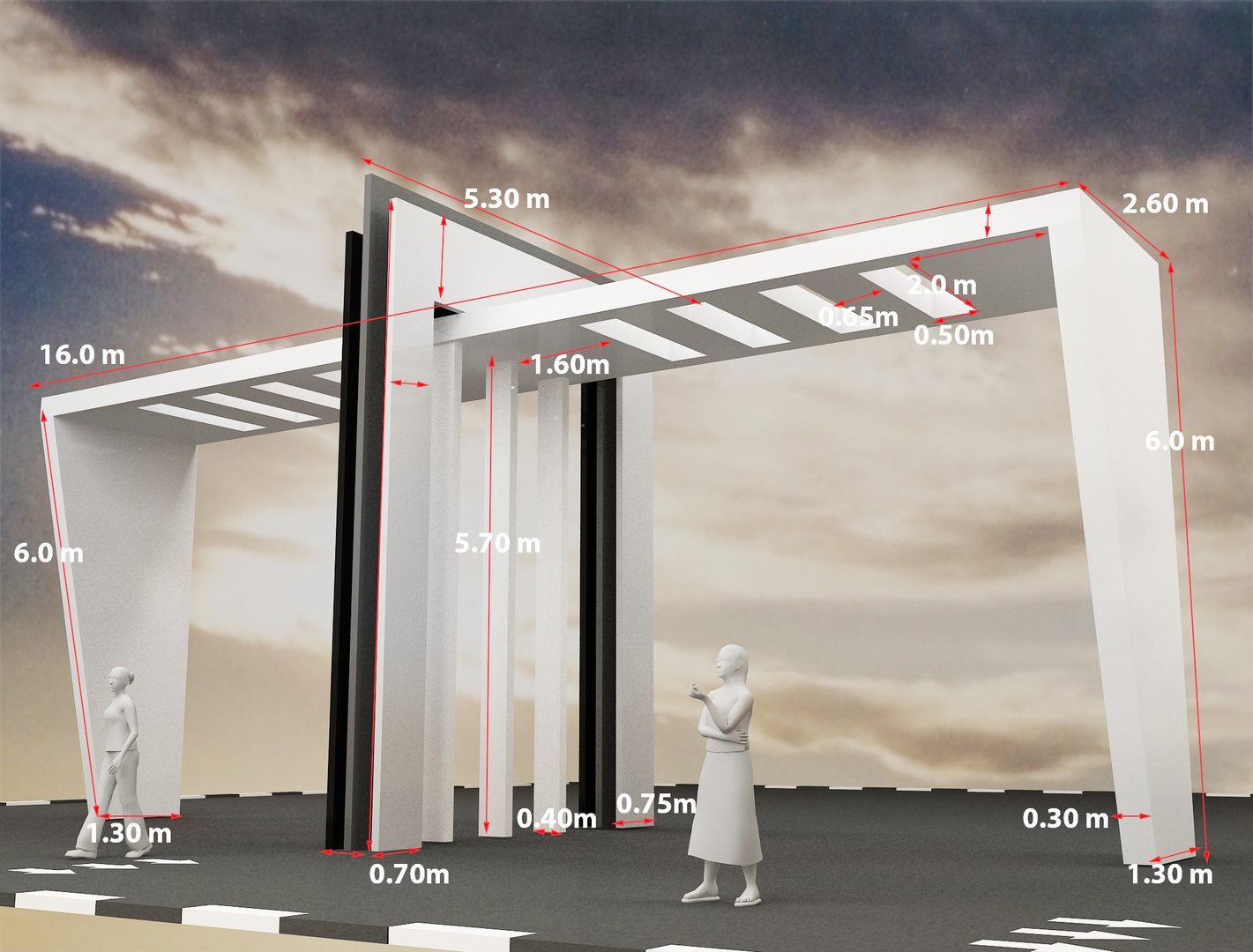 3D decoration gate design model - TurboSquid 1553475