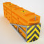 3D traffix sled barrier model - TurboSquid 1553529