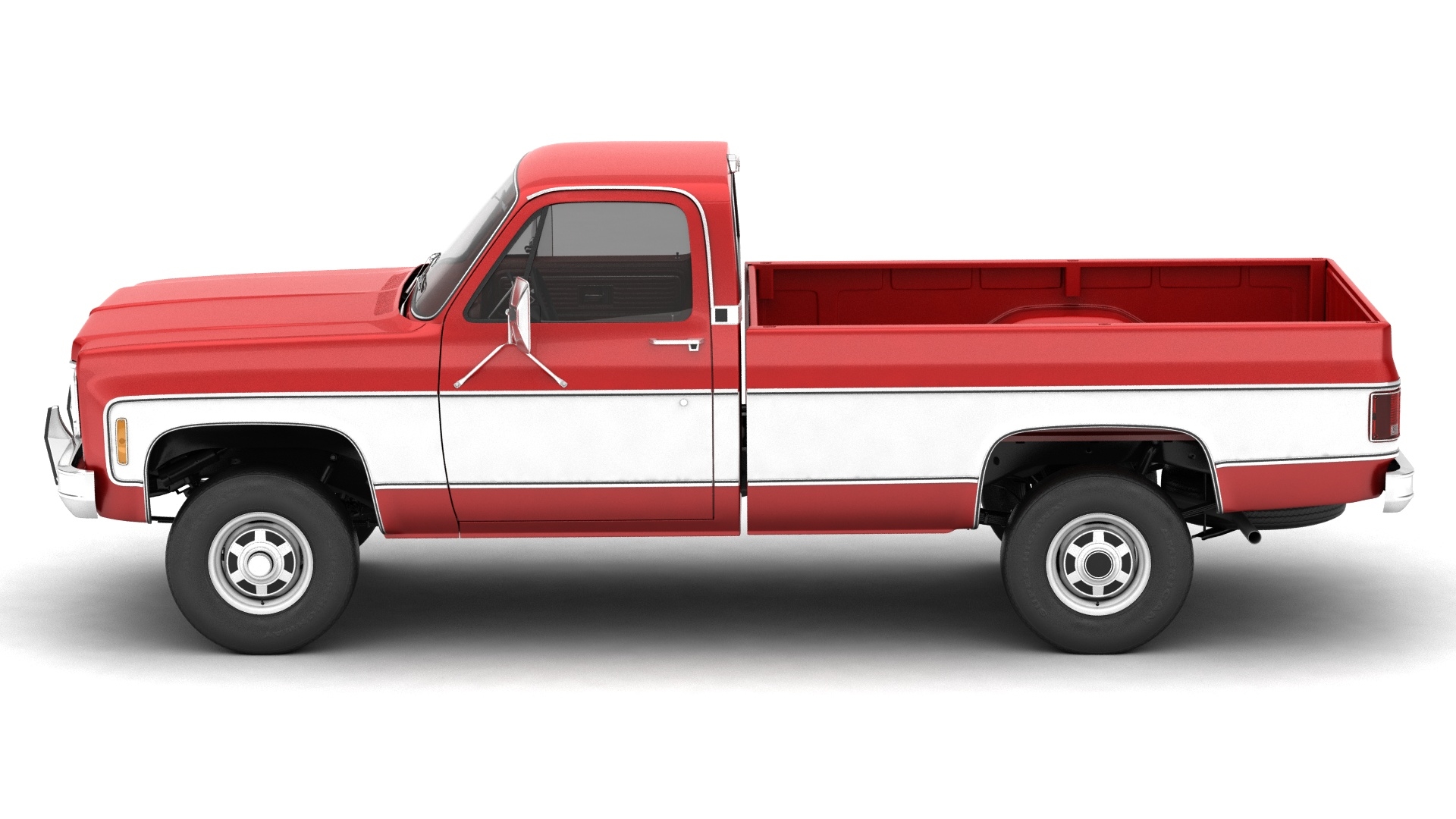 Generic 4wd pickup truck 3D model - TurboSquid 1420153