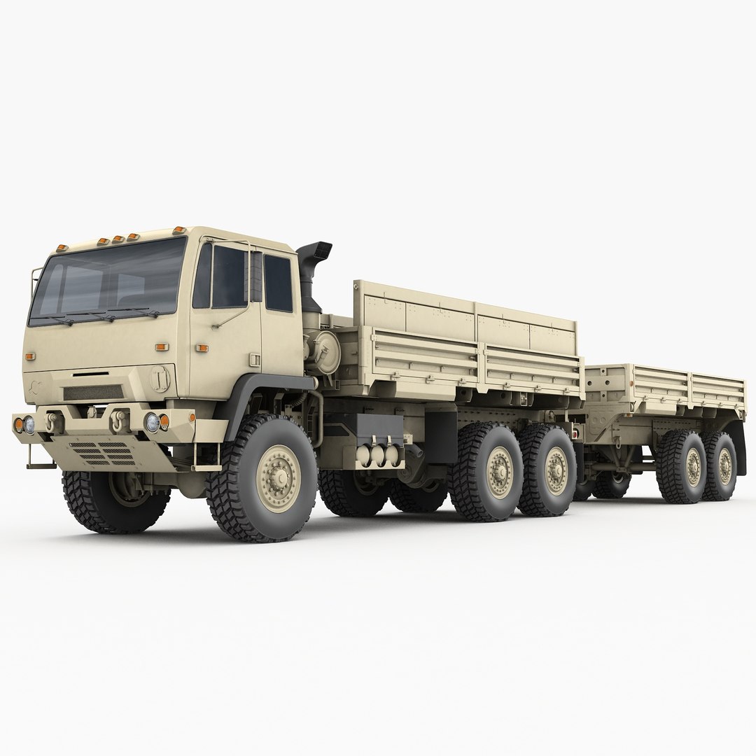 3D m1083 m1095 mtv trailer - TurboSquid 1553641