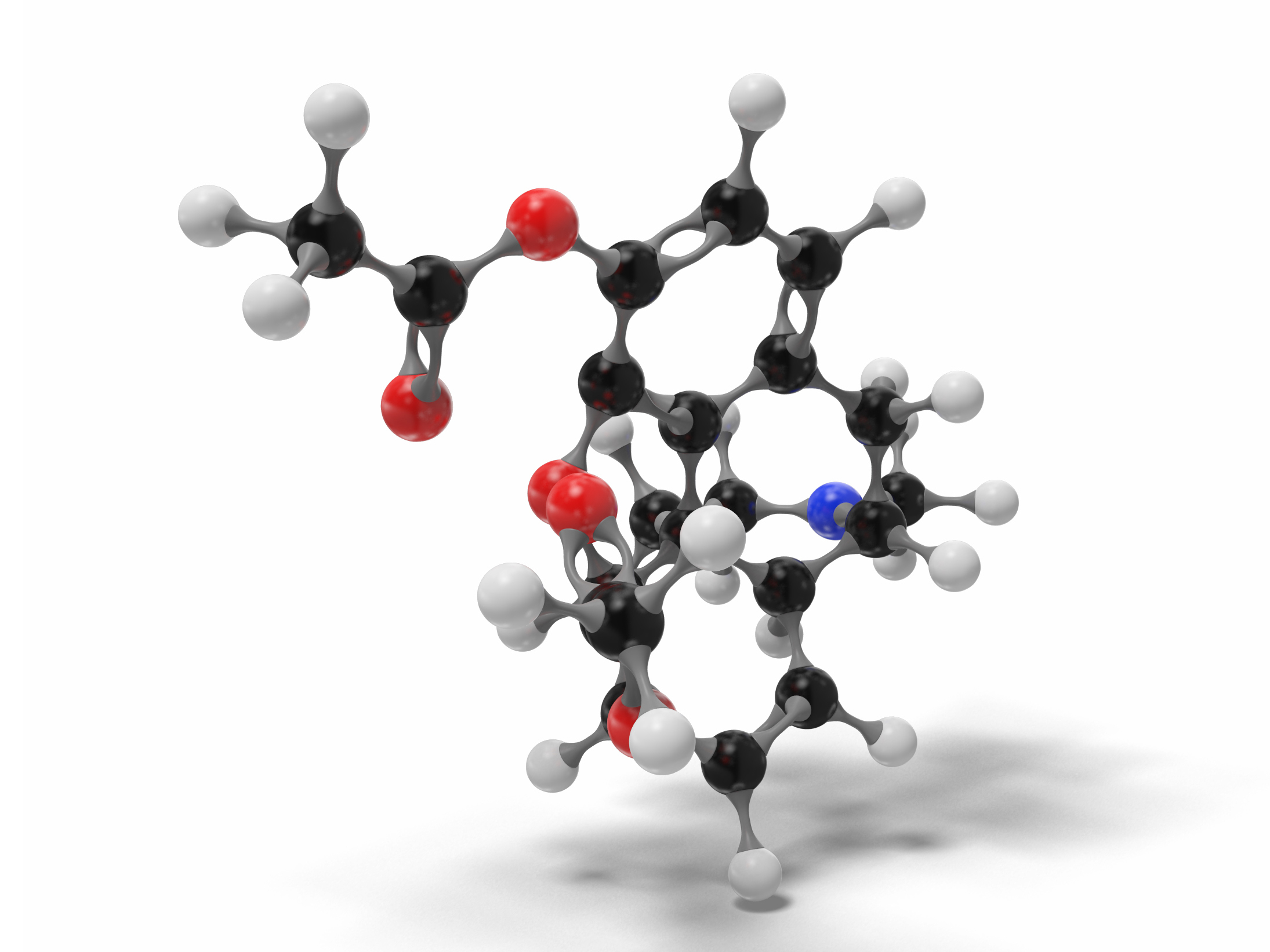 3D model heroin c21h23no5 modeled - TurboSquid 1553638