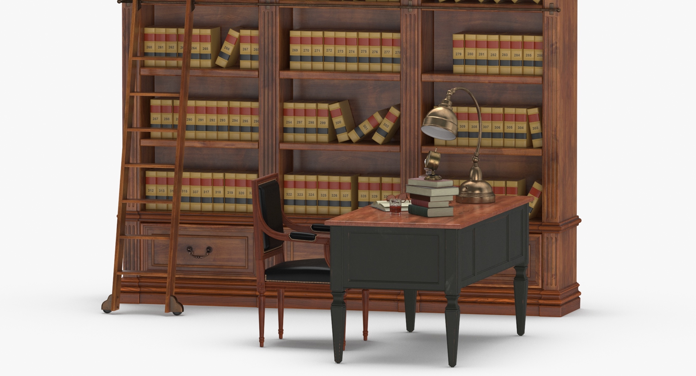 3D classical office 01 - TurboSquid 1553728