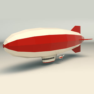 3d model steampunk zeppelin
