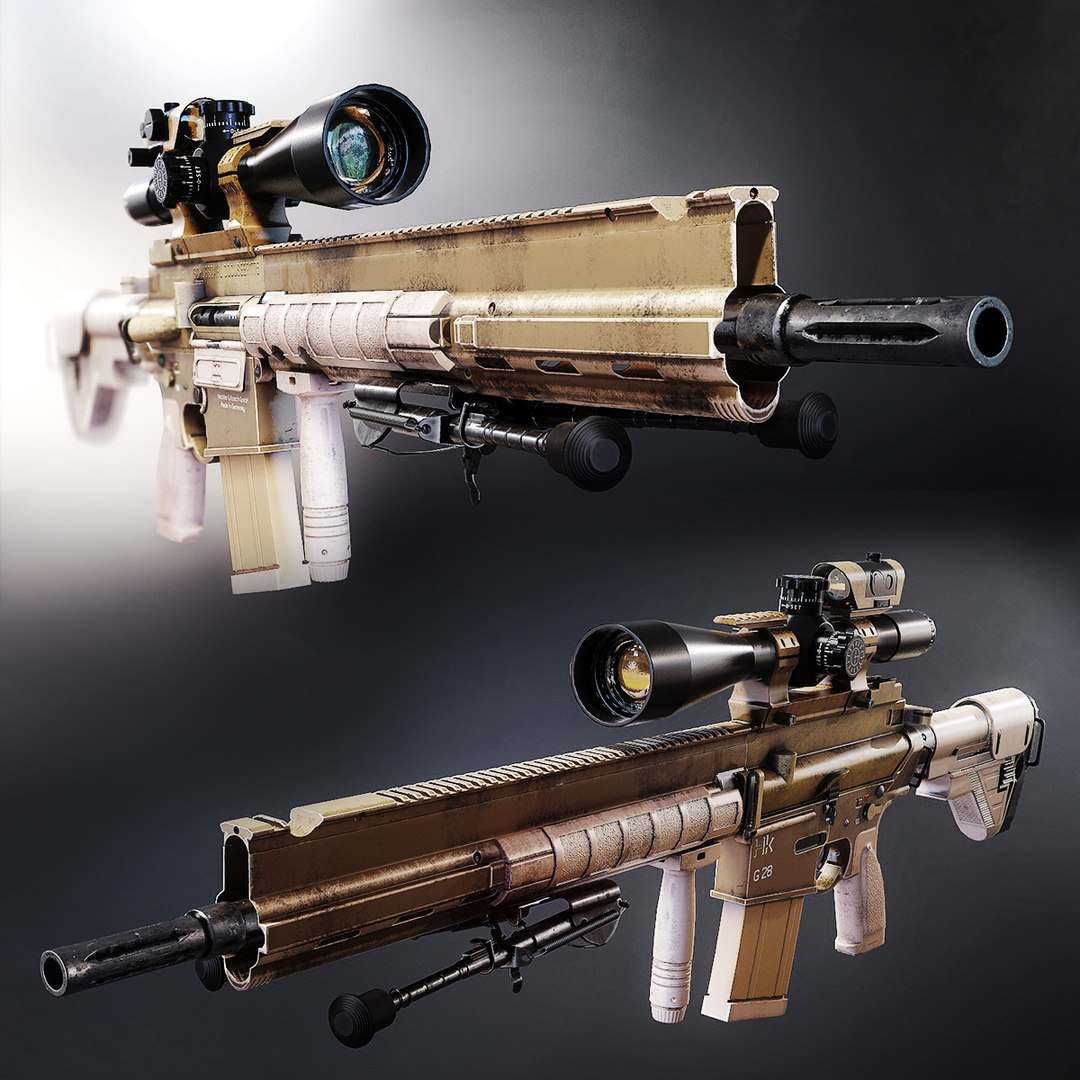Ready hk g28 dmr 3D model - TurboSquid 1553741
