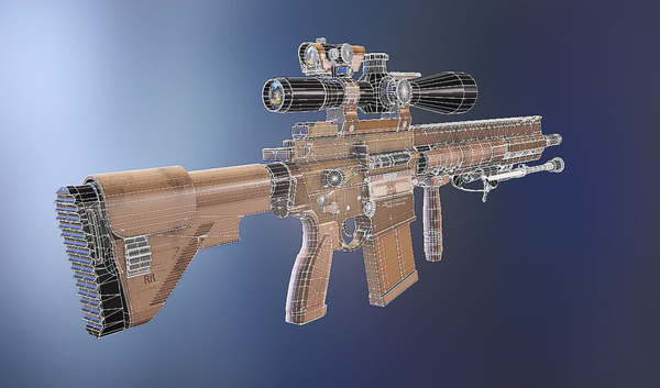 Ready hk g28 dmr 3D model - TurboSquid 1553741