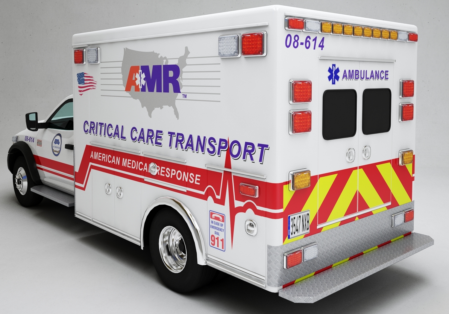 3D ambulance model - TurboSquid 1553876