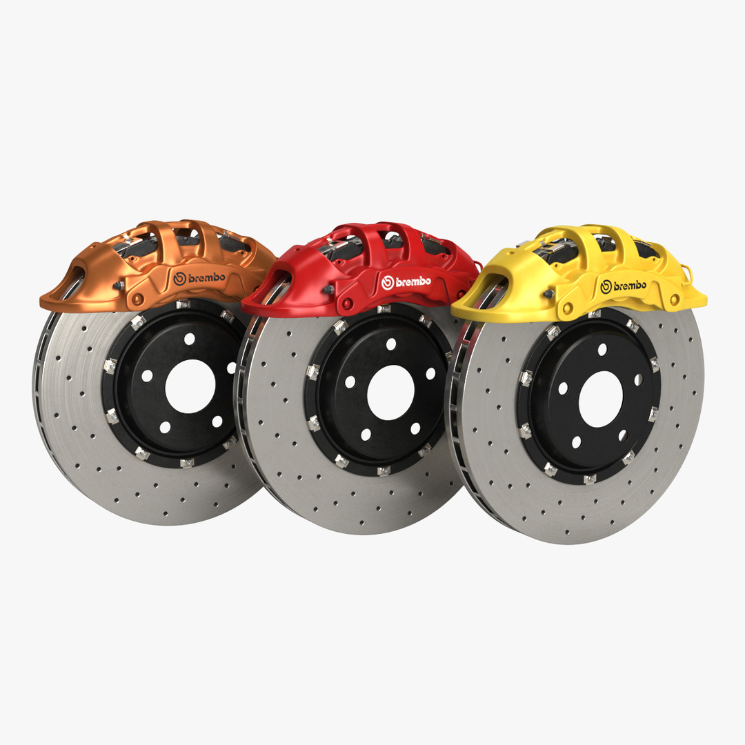 Brembo brake kit model - TurboSquid 1554075