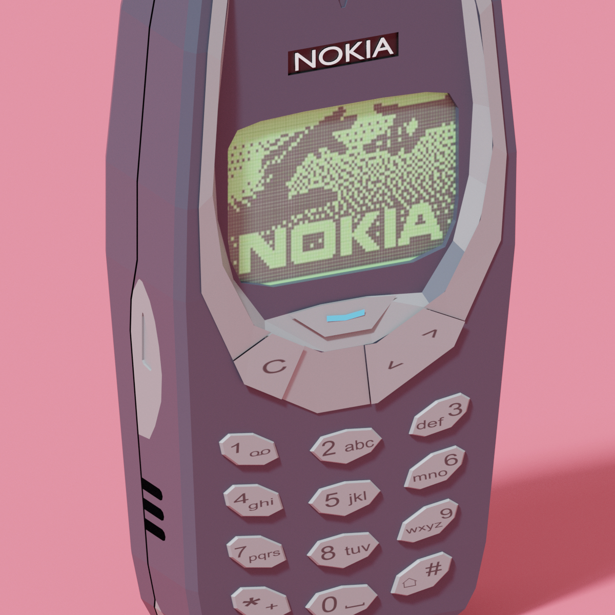 3d Nokia 3310 Mobile Phone Turbosquid 1554228