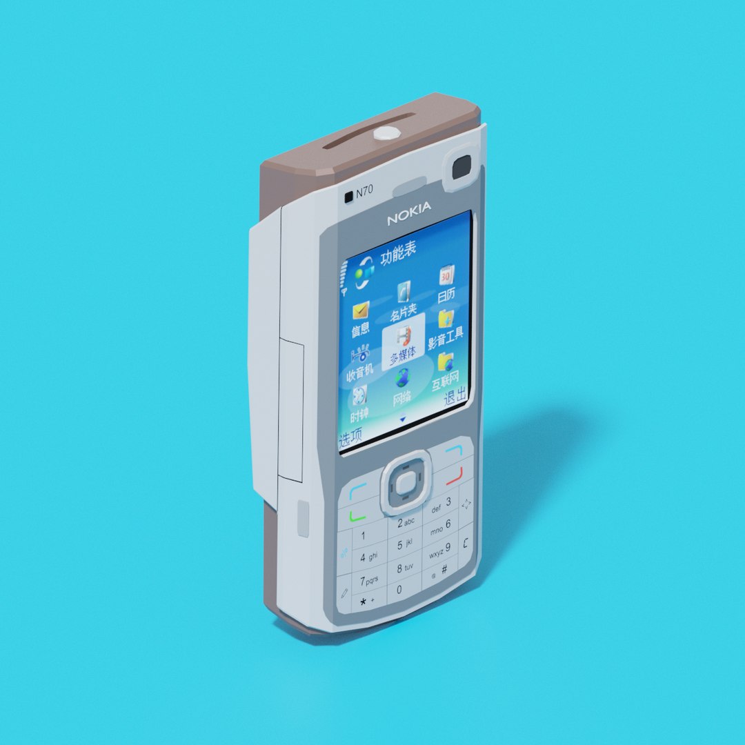 Nokia n70 mobile phone 3D - TurboSquid 1554273