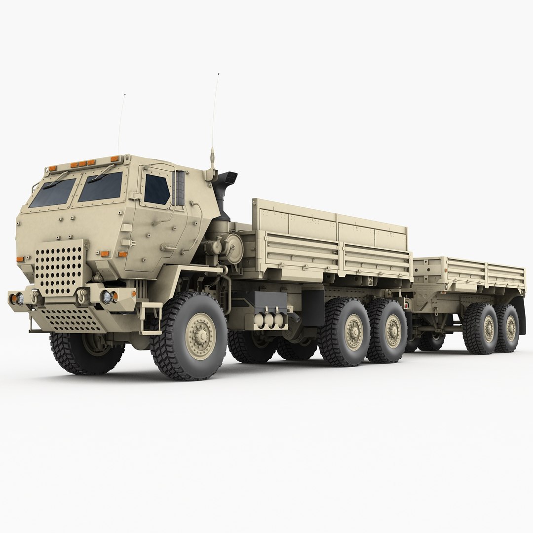 3D model m1083 m1095 mtv trailer - TurboSquid 1554328