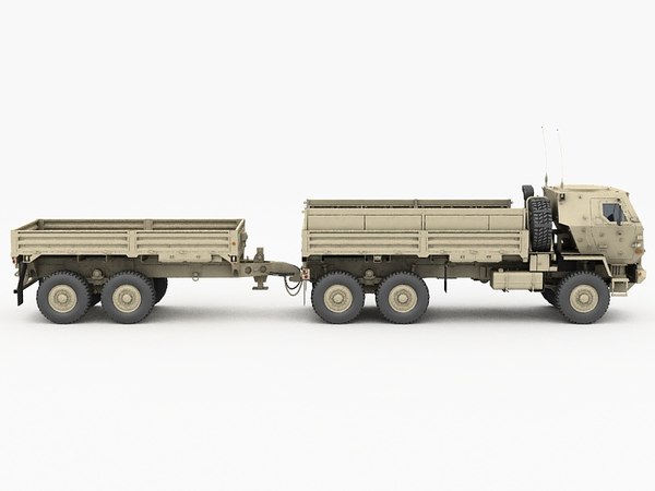 3D model m1083 m1095 mtv trailer - TurboSquid 1554328