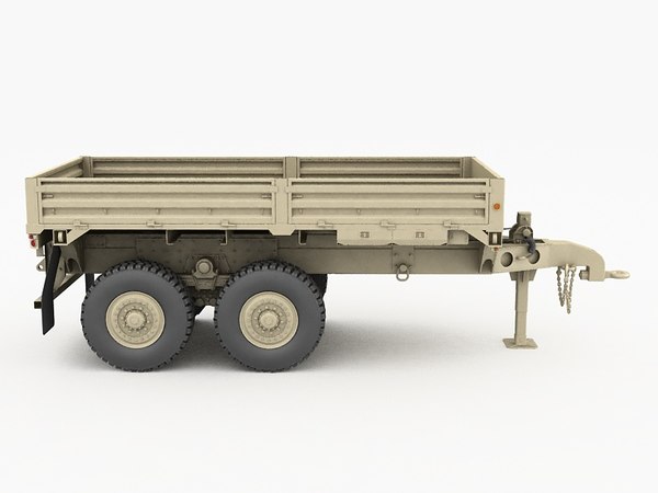 3D model m1083 m1095 mtv trailer - TurboSquid 1554328