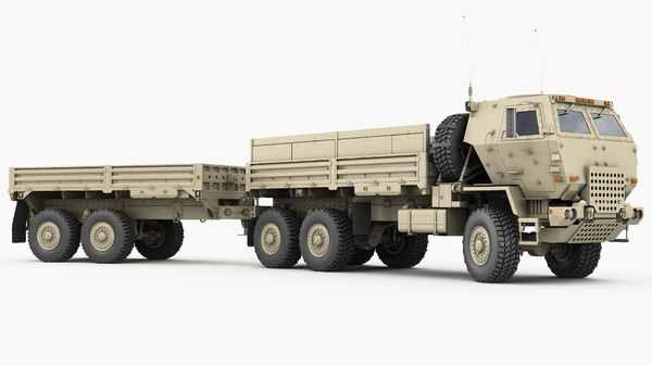 3D model m1083 m1095 mtv trailer - TurboSquid 1554328