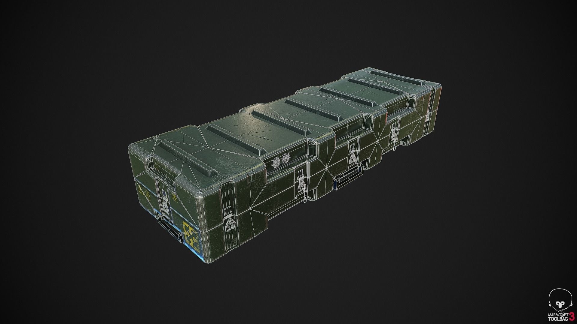 modèle 3D de Army Box Military box Low-poly - TurboSquid 1554411