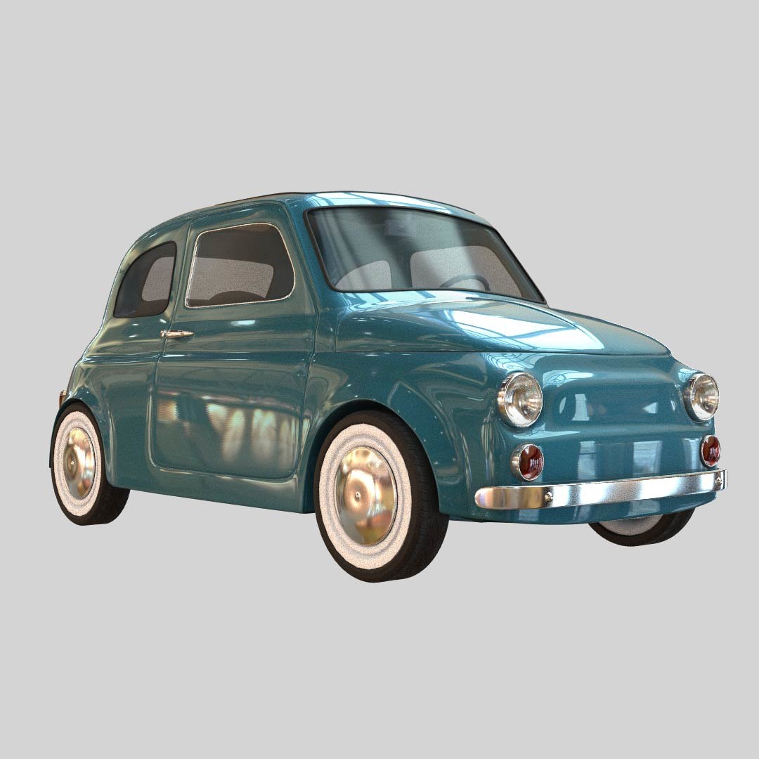 3D model fiat 500 f berlina - TurboSquid 1554154