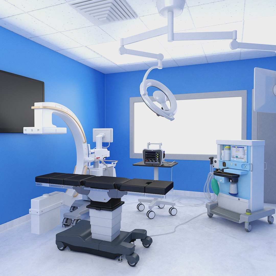 Hybrid operating room 3D model - TurboSquid 1554673