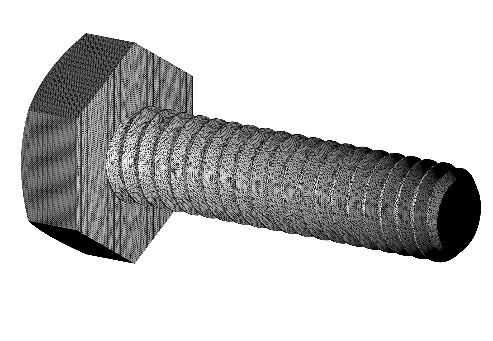 Screw bolt m2 length 3D model - TurboSquid 1554716