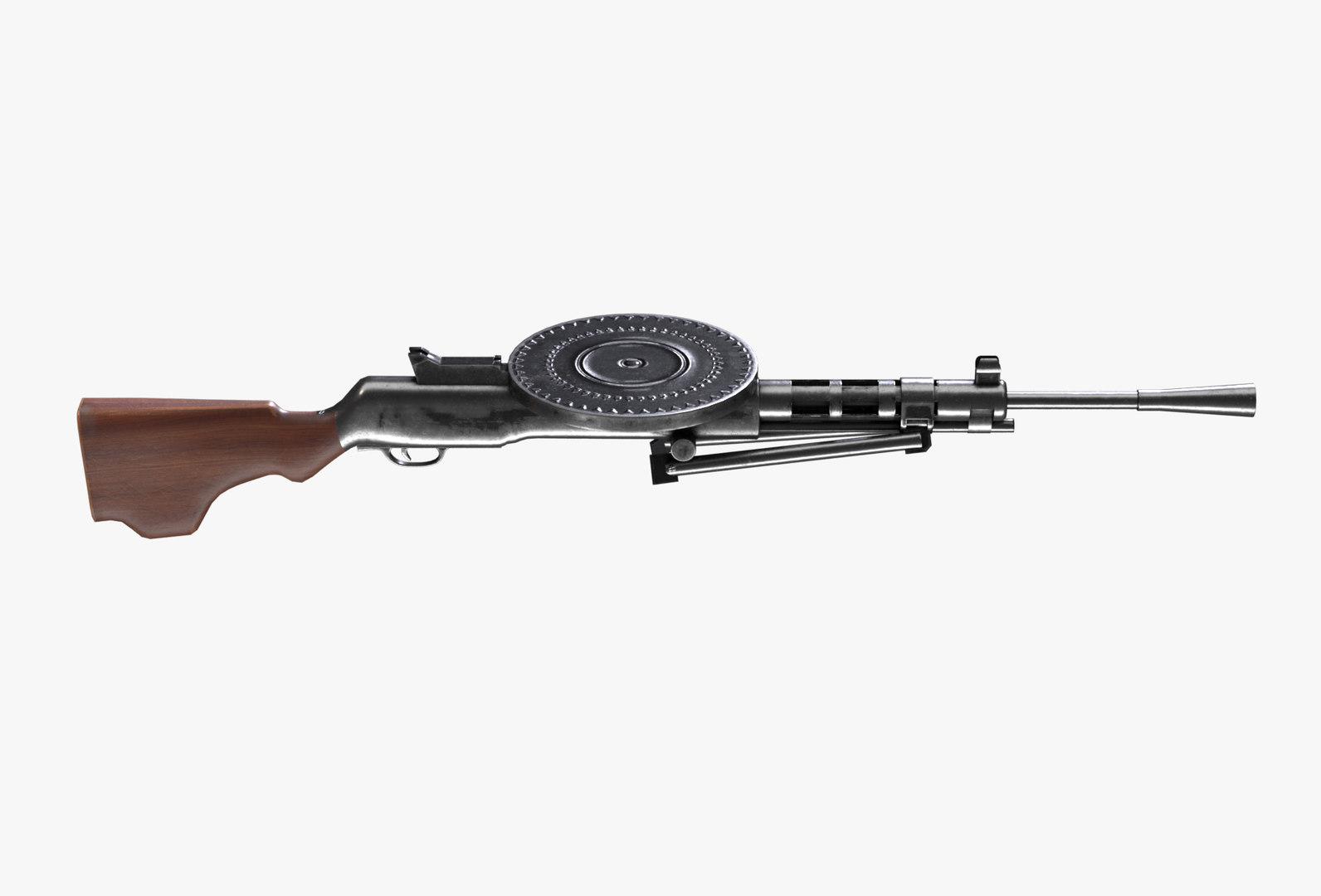 Dp-27 machine gun 3D - TurboSquid 1554744