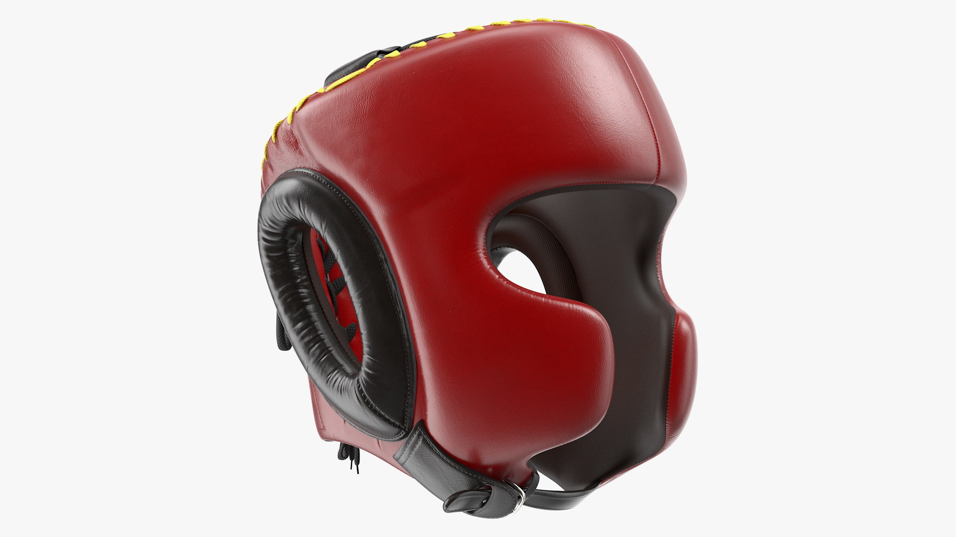 3D boxing training helmet red model - TurboSquid 1554965
