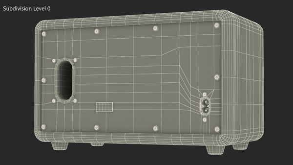 Classic design portable wireless 3D model - TurboSquid 1554962