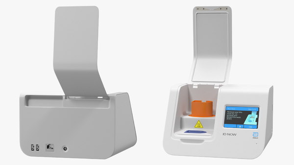Abbott ID NOW Máquina Conduzir Teste de Amostra COVID19 Modelo 3D ...