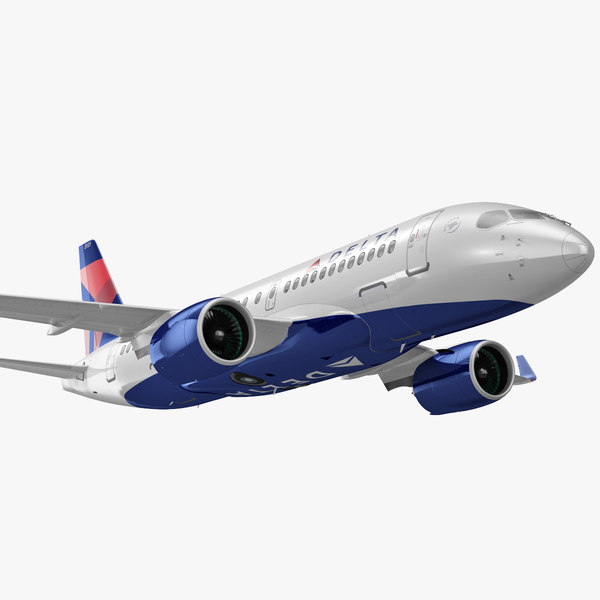 3D model airbus a220 100 delta - TurboSquid 1554956
